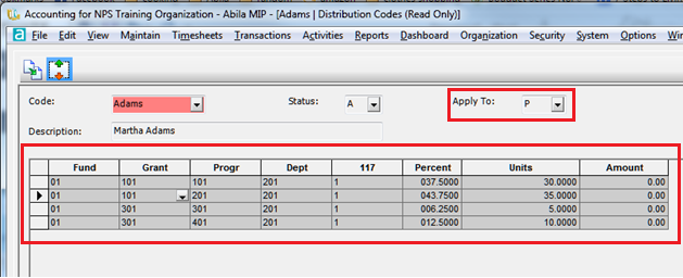How do I edit a Payroll Only Distribution Code? | Knowledgebase Home