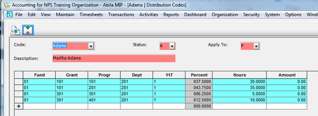 How do I edit a Payroll Only Distribution Code? | Knowledgebase Home