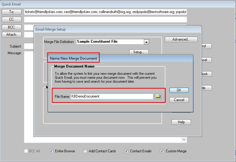 How to Personalize Emails using Fundraising 50 in conjunction with ...